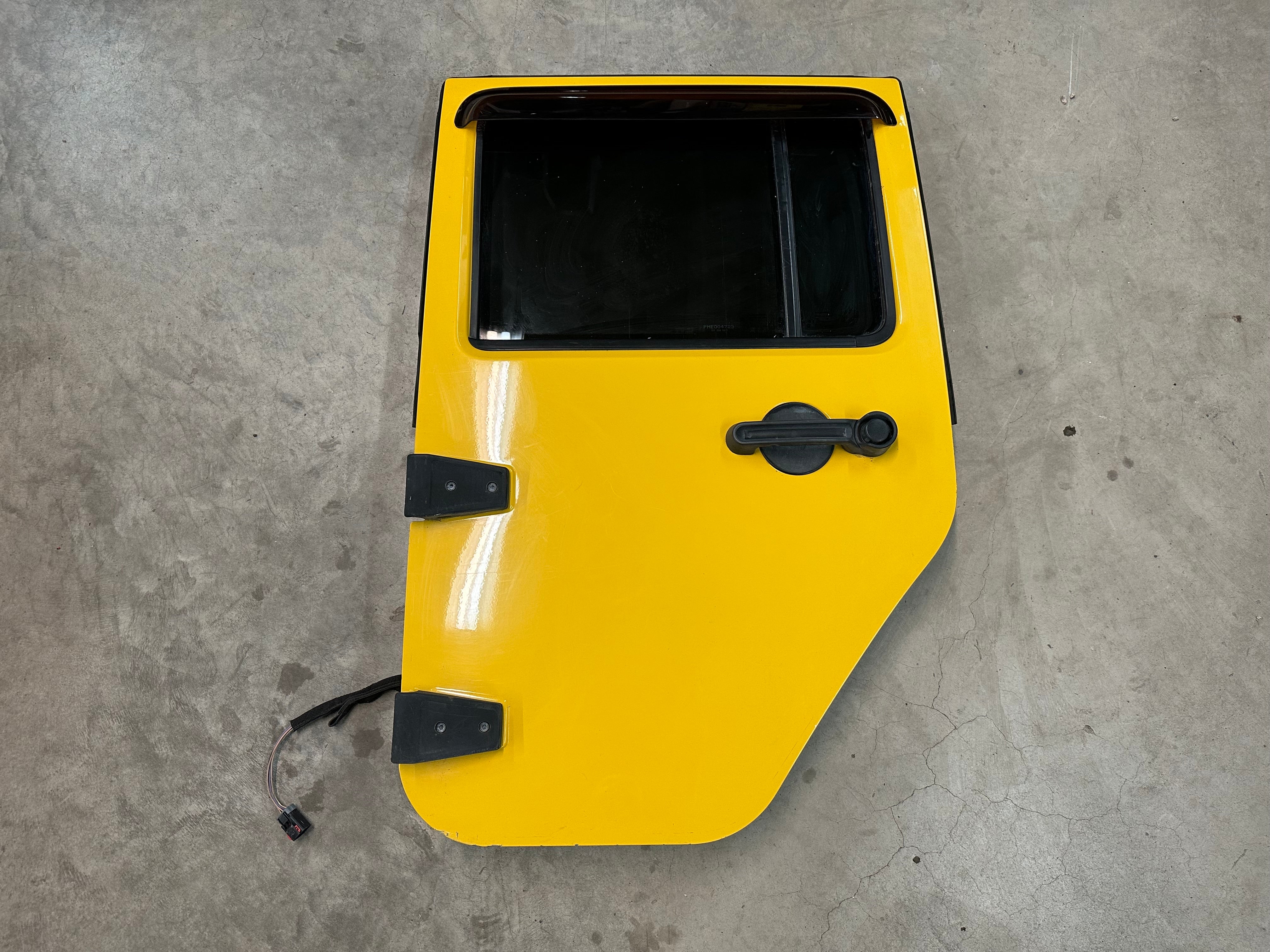 Wrangler JK 07-10 Complete Driver Left Rear Door Detonator Yellow PYB ...