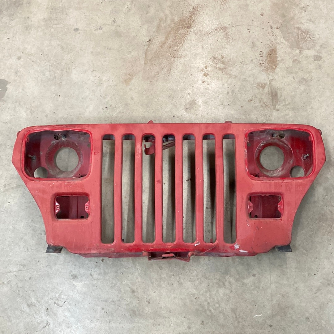 Wrangler YJ (87-95) Front Grille - Red | FN Jeep
