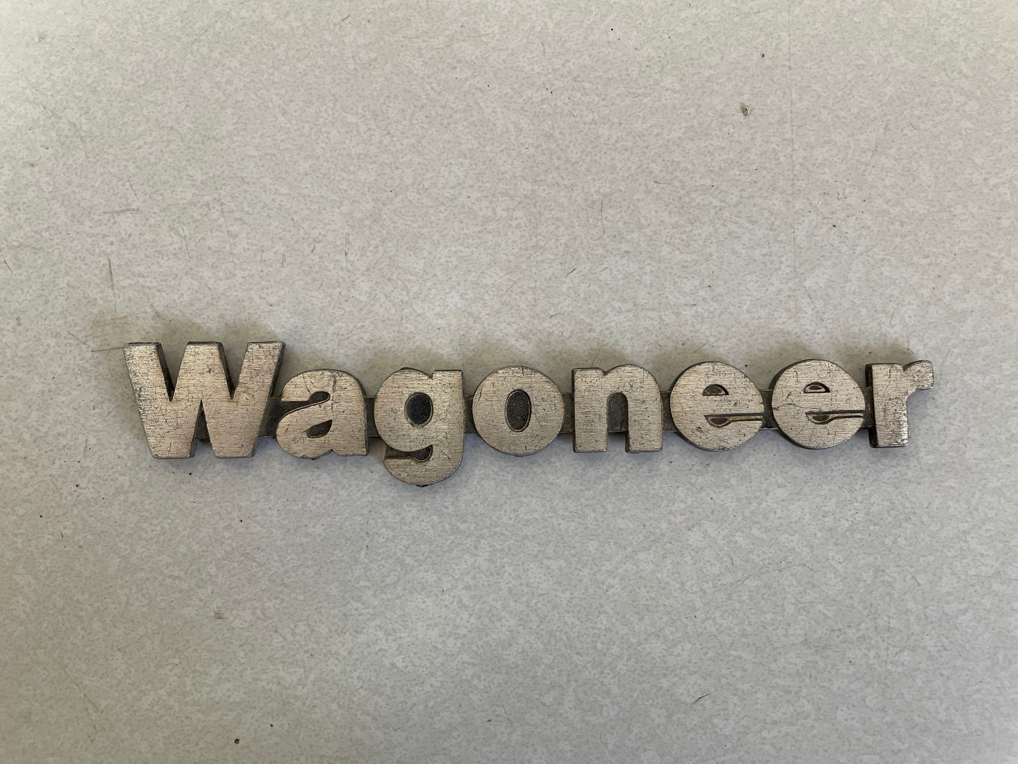 FSJ Wagoneer Nameplate Emblem | FN Jeep